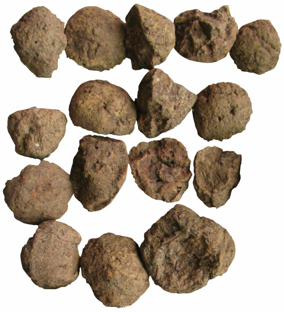 Artifacts - Pottery Cooking Balls - Archaeology Magazine - March/April 2013