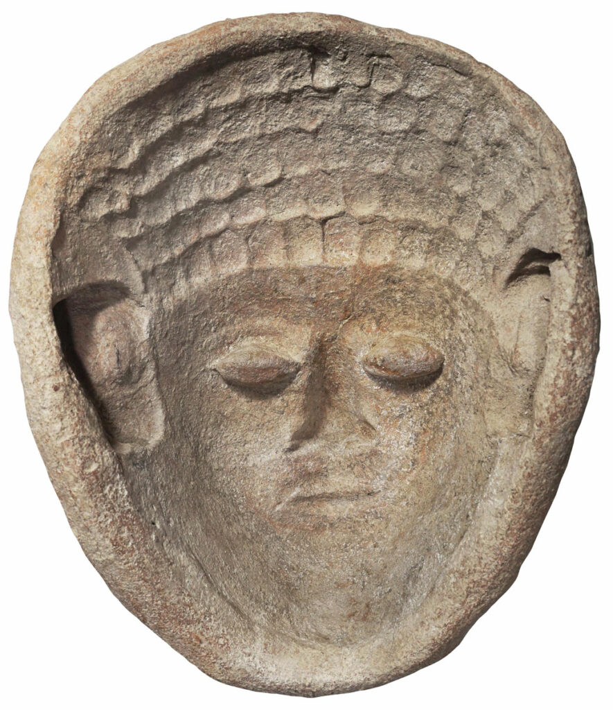Artifacts - Phoenician Mask Mold - Archaeology Magazine - November ...