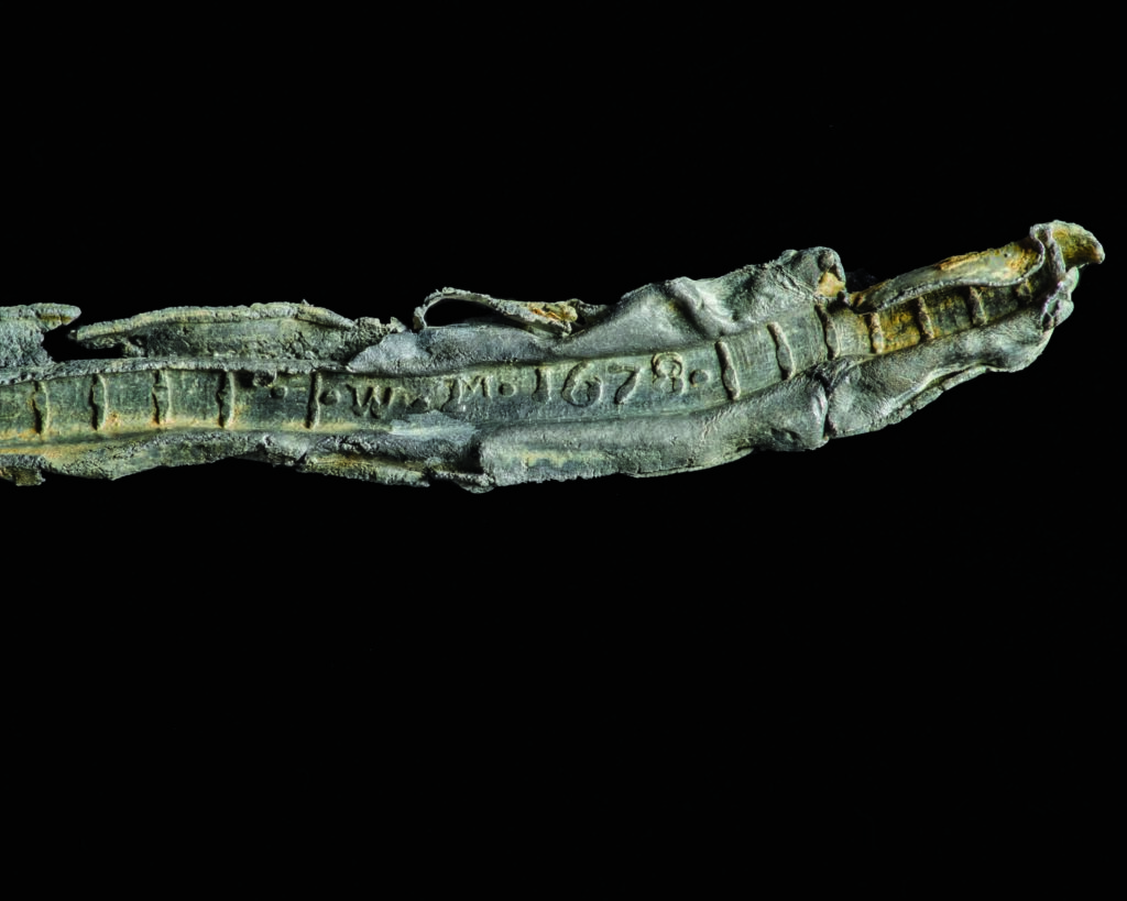 News - 400-Year-Old Jamestown Tombstone Analyzed - Archaeology Magazine