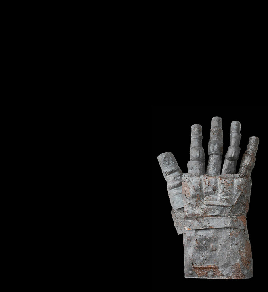 Artifacts - Medieval Iron Gauntlet - Archaeology Magazine - May/June 2024