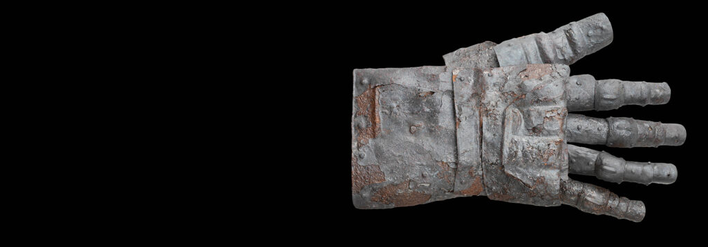 Artifacts - Medieval Iron Gauntlet - Archaeology Magazine - May/June 2024