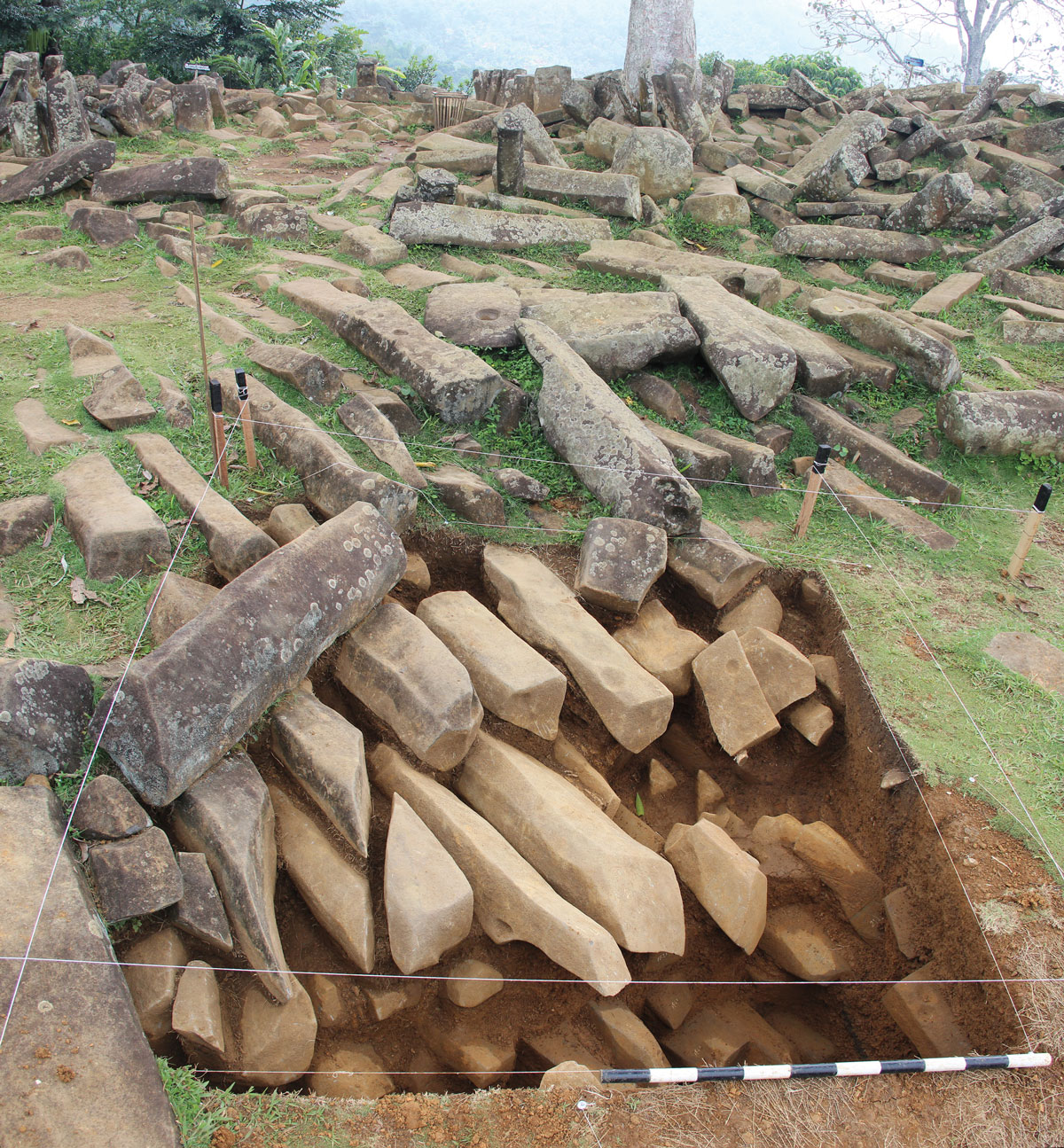 Features - Java's Megalithic Mountain - Archaeology Magazine - July ...