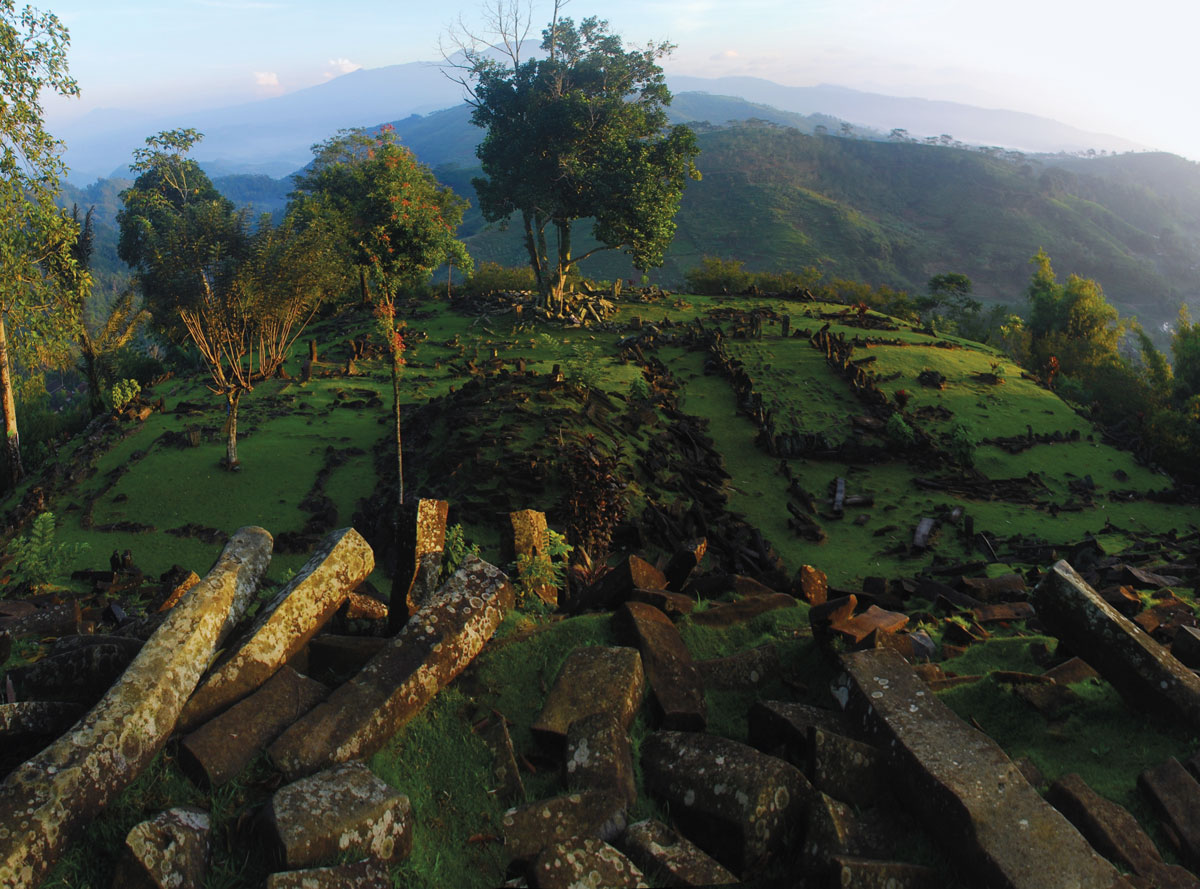 Features - Java's Megalithic Mountain - Archaeology Magazine - July ...