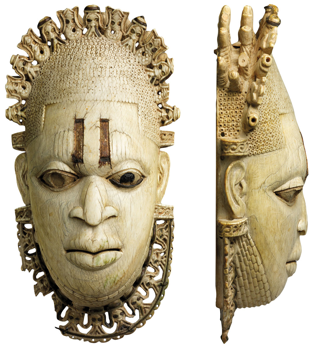 Ivory Belt Mask Of A Queen Mother