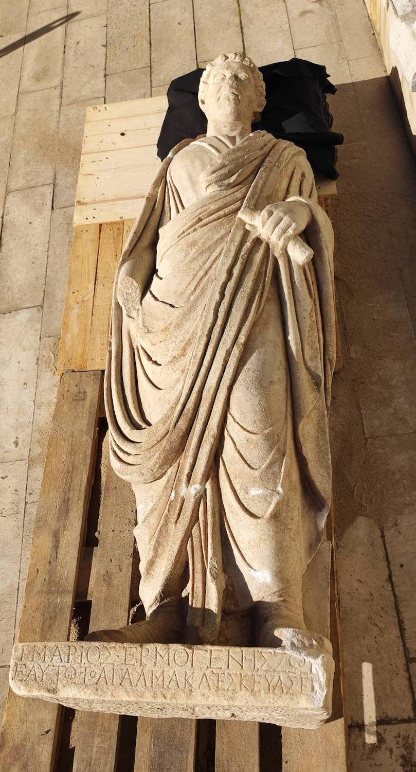 News - Roman Marble Statue Unearthed in Bulgaria - Archaeology Magazine