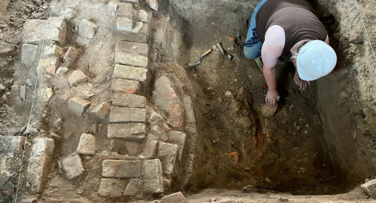 News - Excavations on College Campus Reveal Foundations of Historic ...