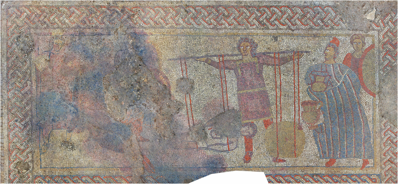 News - Roman Britain Mosaic Features Scenes Based on Lost Trojan War ...